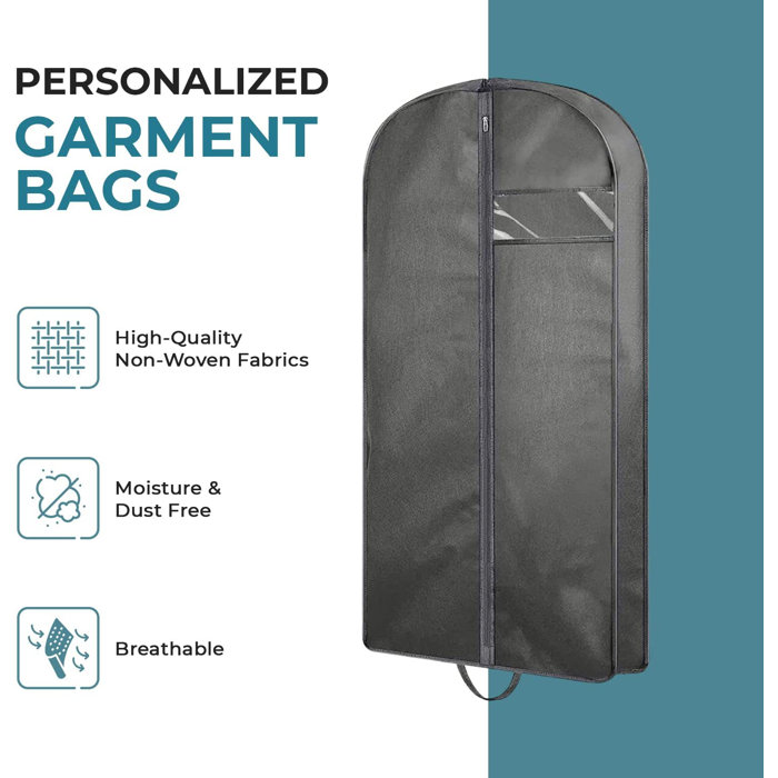 Rebrilliant Lindora Moth Proof Garment Bag | Wayfair