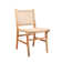 Ibolili Solid Wood Stacking Side Chair in Brown | Wayfair