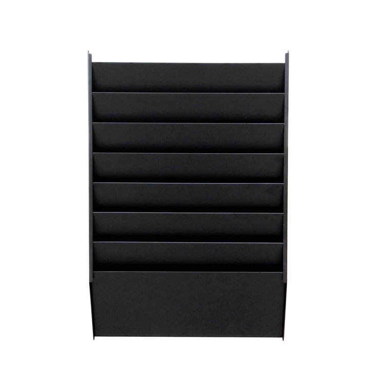 Fixturedisplays® 20-Tiered Wall File Holder, Fits Letter Sizes, Steel ...
