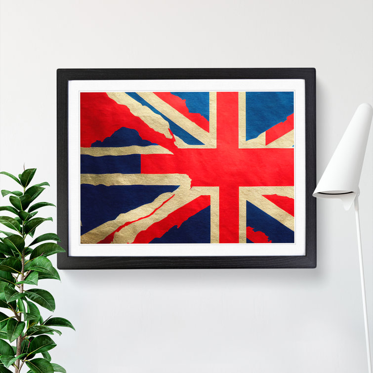 17 Stories XH1022-6209X Modern Union Jack Flag Vol.1 - Picture Frame ...