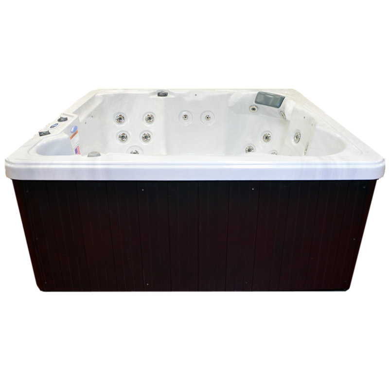 Hudson Bay Spas 6 - Person 29 - Jet Acrylic Square Plug And Play Hot ...
