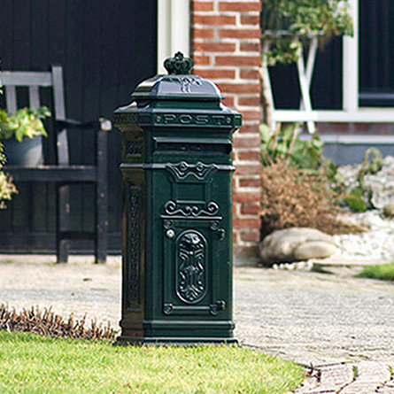 Three Posts Ehrenfeld Elegance Locking Pillar Box | Wayfair.co.uk