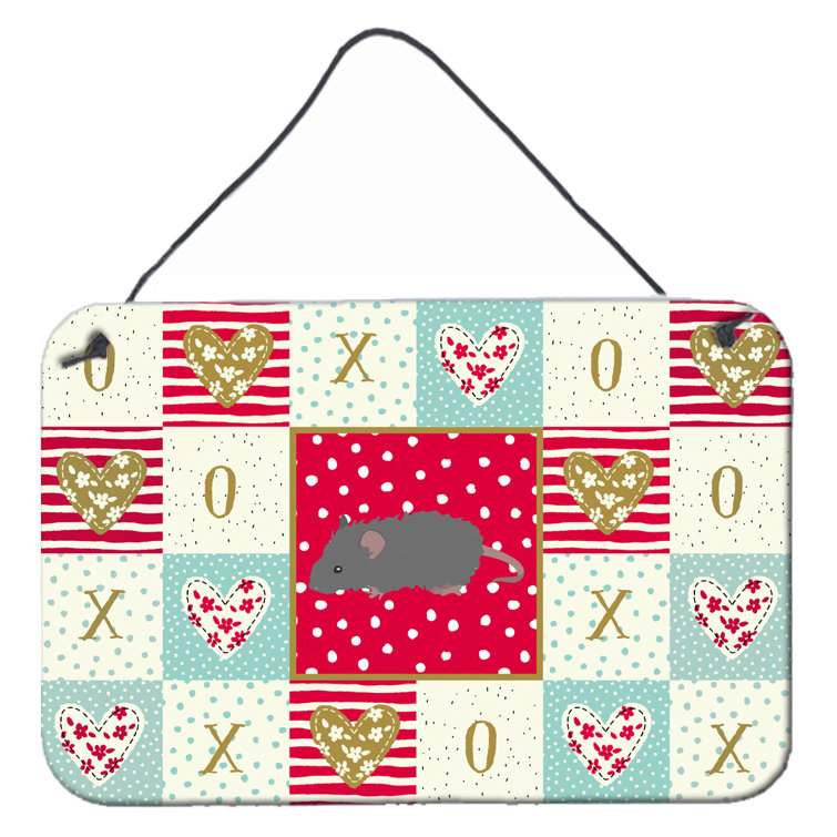 The Holiday Aisle® Australian Long Coated Mouse Love Wall Décor | Wayfair