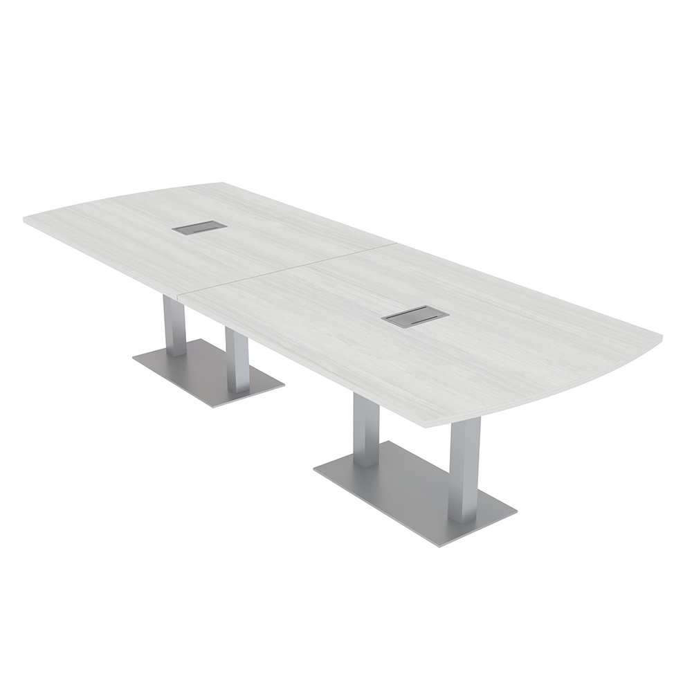 Skutchi Designs, Inc. 10' Arc Rectangle Modular Conference Table with ...