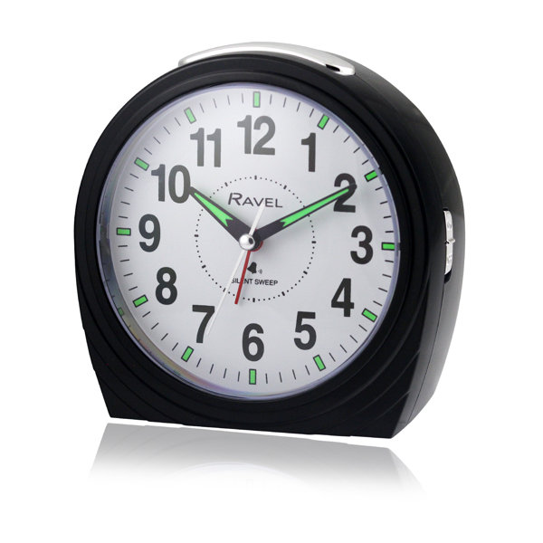 Marlow Home Co. Analog Quartz Alarm Tabletop Clock | Wayfair.co.uk
