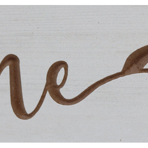 Gracie Oaks Carved Wood Home Box Sign Tabletop Decor | Wayfair