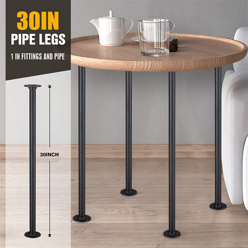 17 Stories Pipe Table Leg | Wayfair