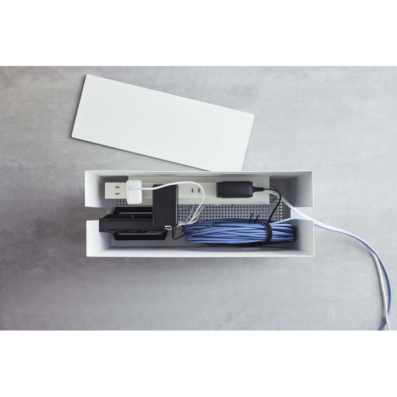 Yamazaki USA Tower Yamazaki Home Rolling Cable Management Cord Power ...