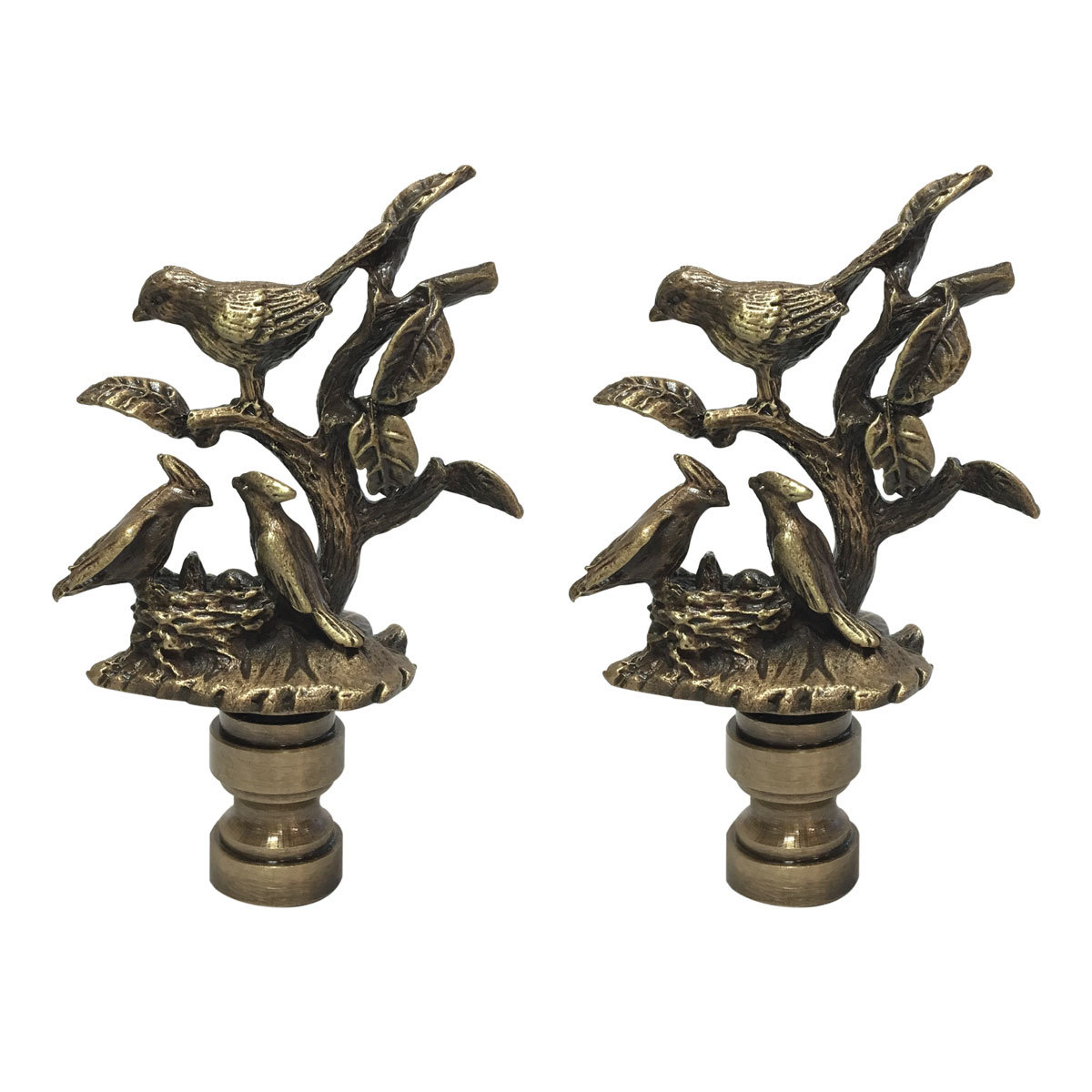 RoyalDesigns Nesting Birds Design Lamp Finial & Reviews | Wayfair