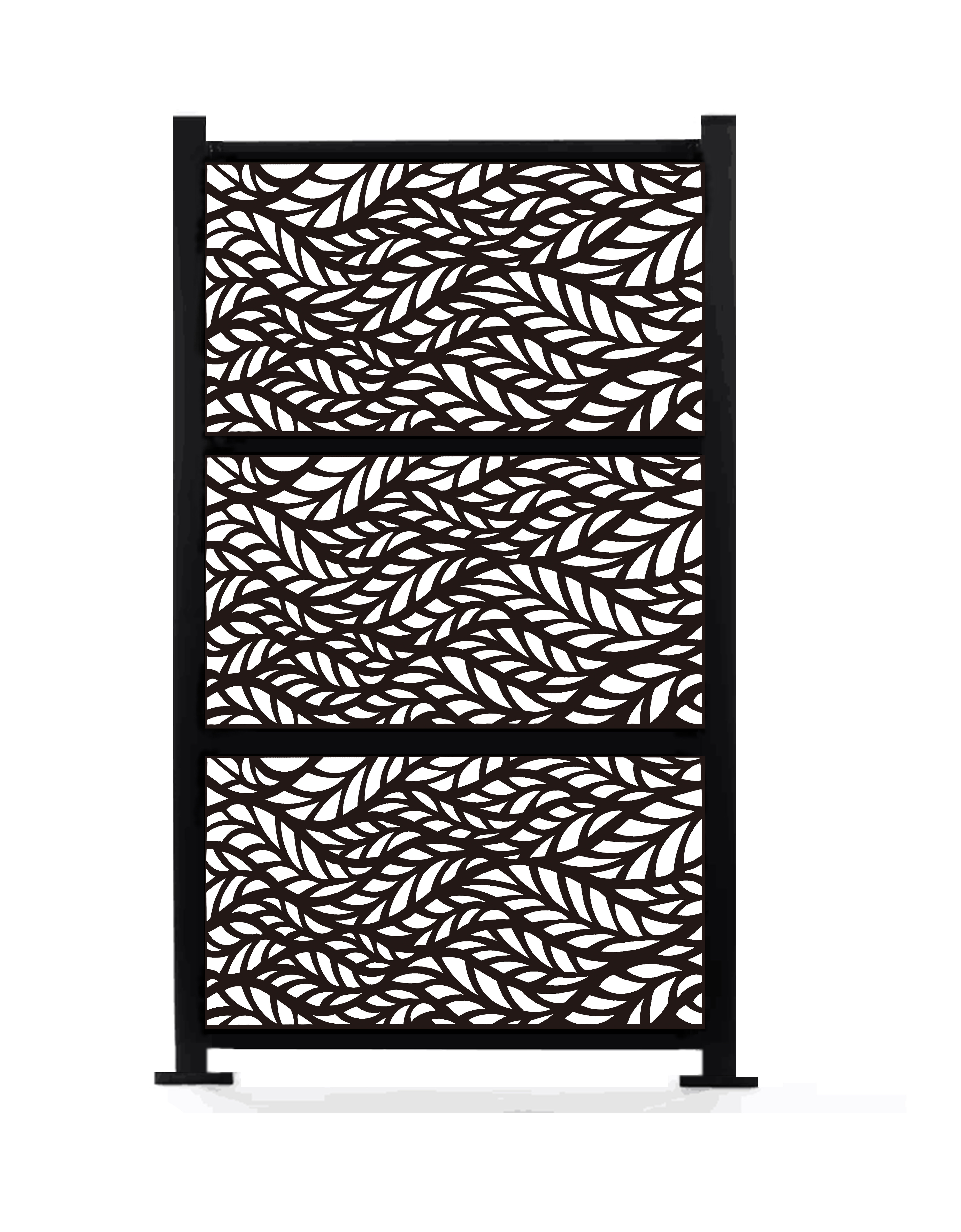 e-Joy 6.5 ft. H x 4.5 ft. W Metal Privacy Screen | Wayfair