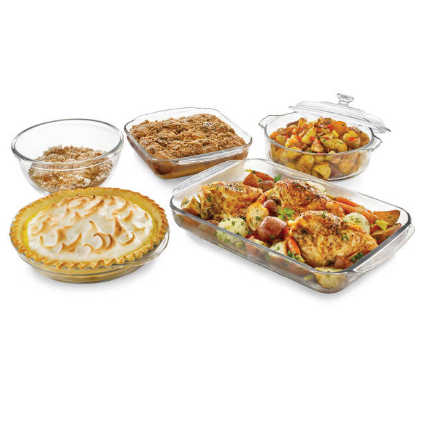 Pyrex Easy Grab 6 Piece Bakeware Set & Reviews | Wayfair