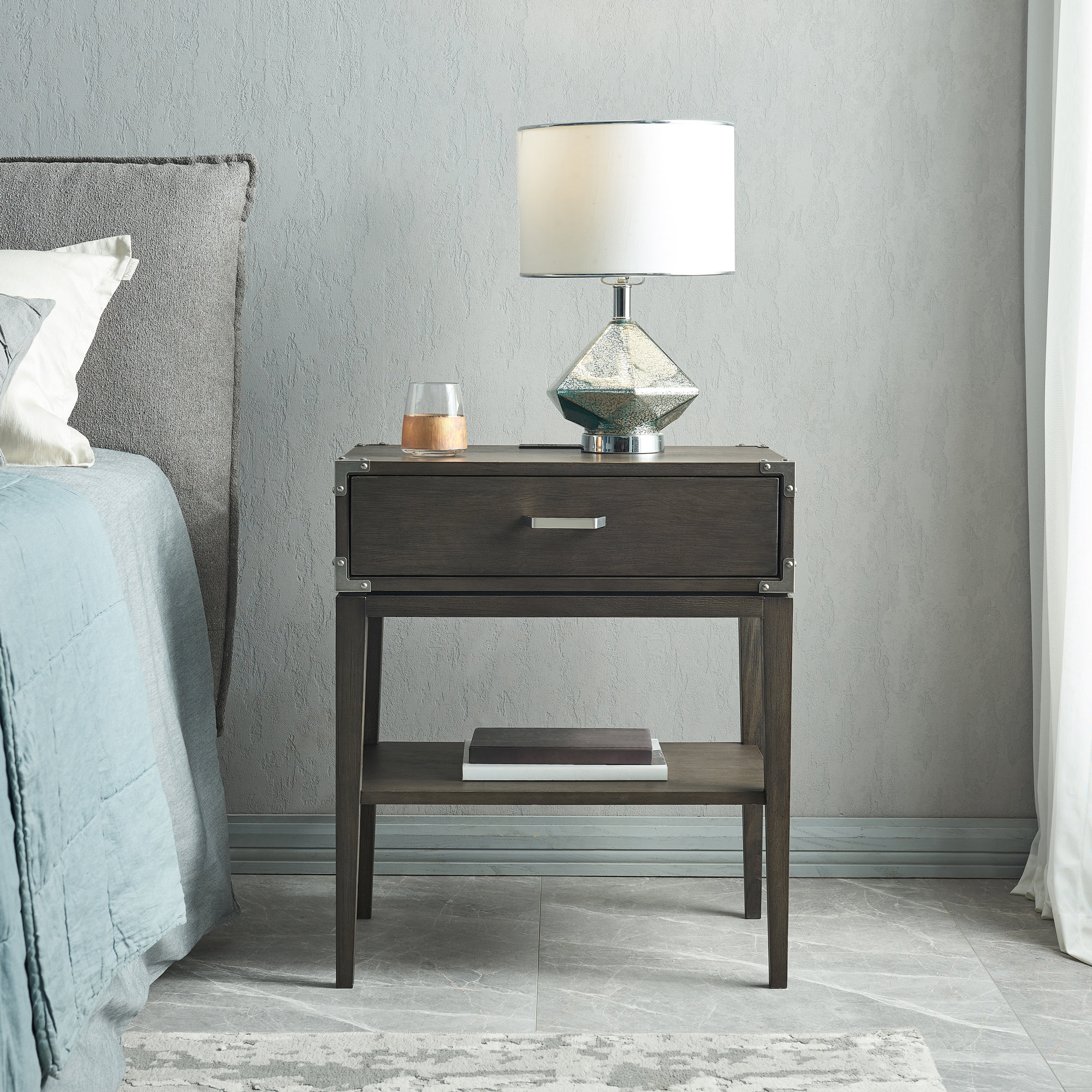 Red Barrel Studio® Beckett Solid + Manufactured Wood Side Table in ...