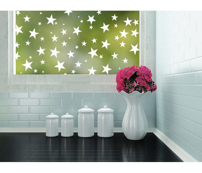 Stick Pretty Star Struck Privacy Window Film | Wayfair