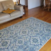 Charlton Home® Montville Performance Blue Rug & Reviews | Wayfair