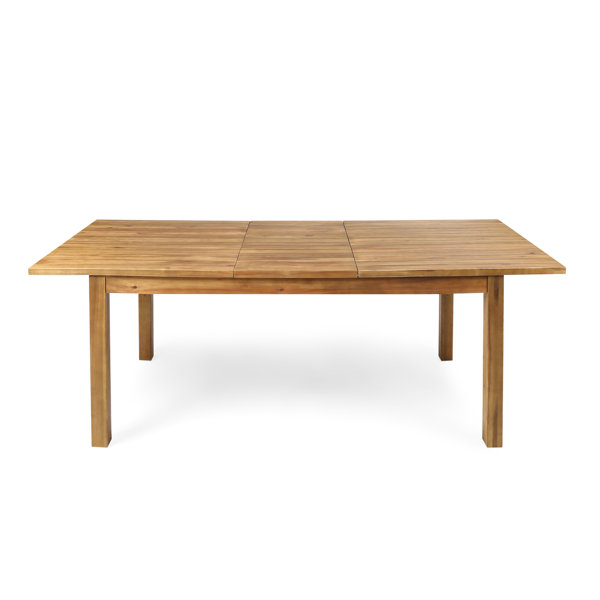 Millwood Pines Statler Extendable Outdoor Dining Table & Reviews | Wayfair