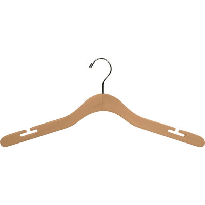 Rebrilliant Wood Hanger with Deep Notches | Wayfair