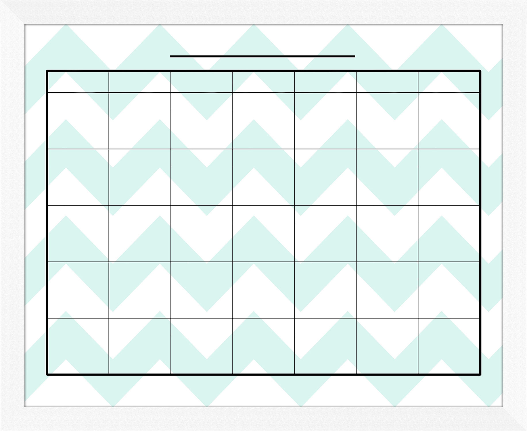 PTM Chevron Wall Mounted Calendar Board | Wayfair