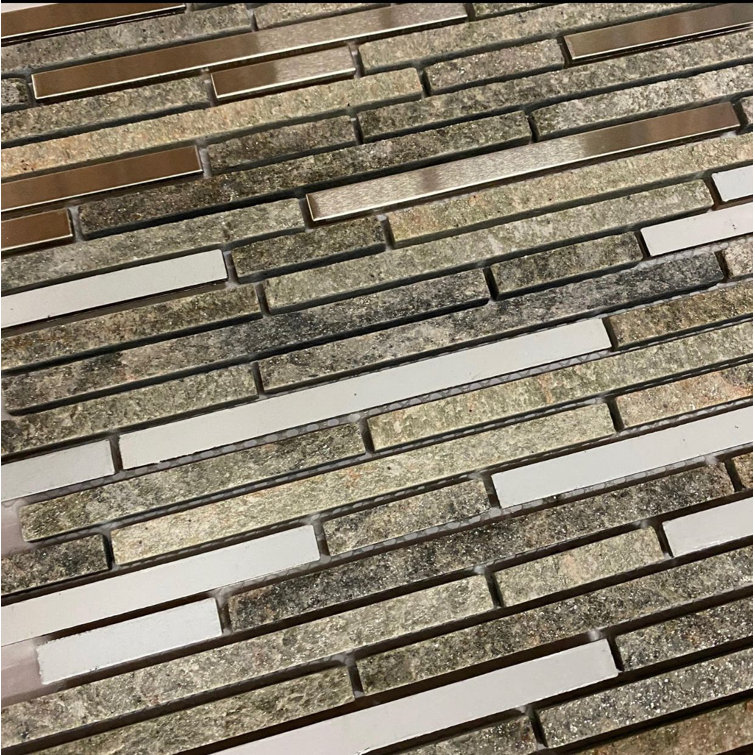Tile Club Glass Linear Mosaic Wall & Floor Tile | Wayfair