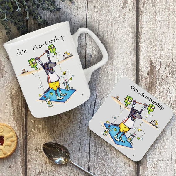 Maturi Elsa Gin Membership Bone China Mug | Wayfair.co.uk