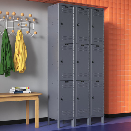 Hallowell ValueMax 3 Tier 3 Wide Locker & Reviews | Wayfair