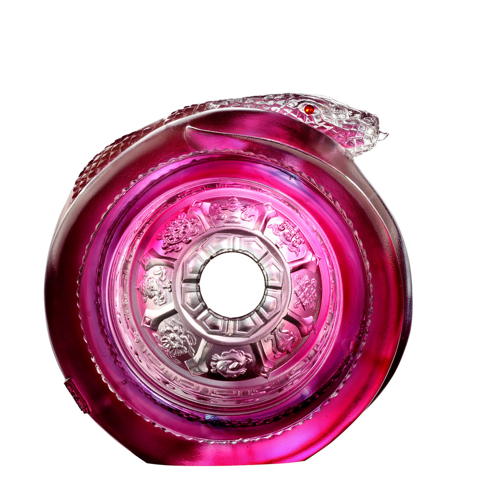 LIULI Crystal Art Snake Sculpture | Wayfair