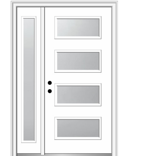 Verona Home Design Spotlight Primed Prehung Front Entry Doors | Wayfair
