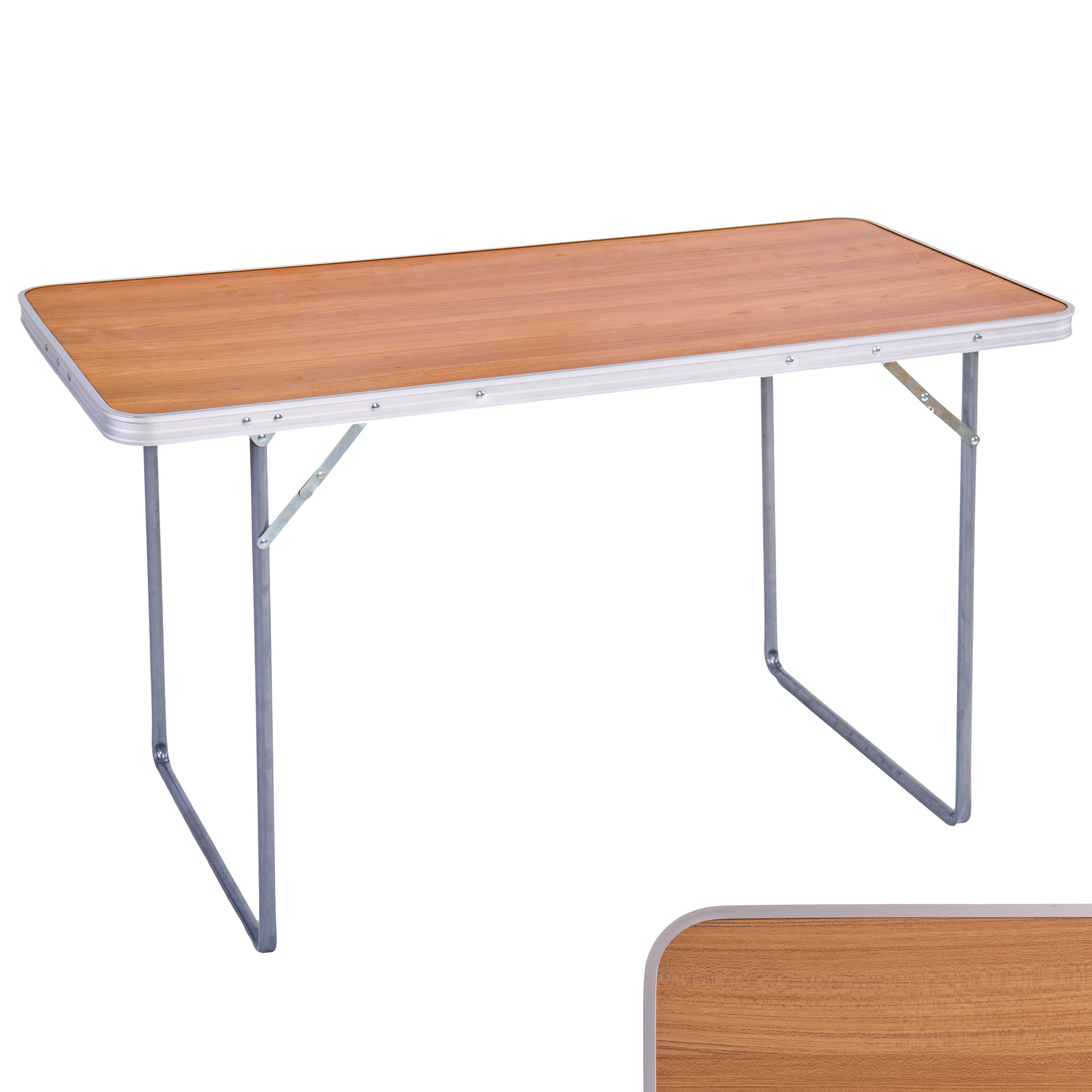 Ebern Designs Jaicee 120Cm Rectangular Portable Folding Table | Wayfair.co.uk