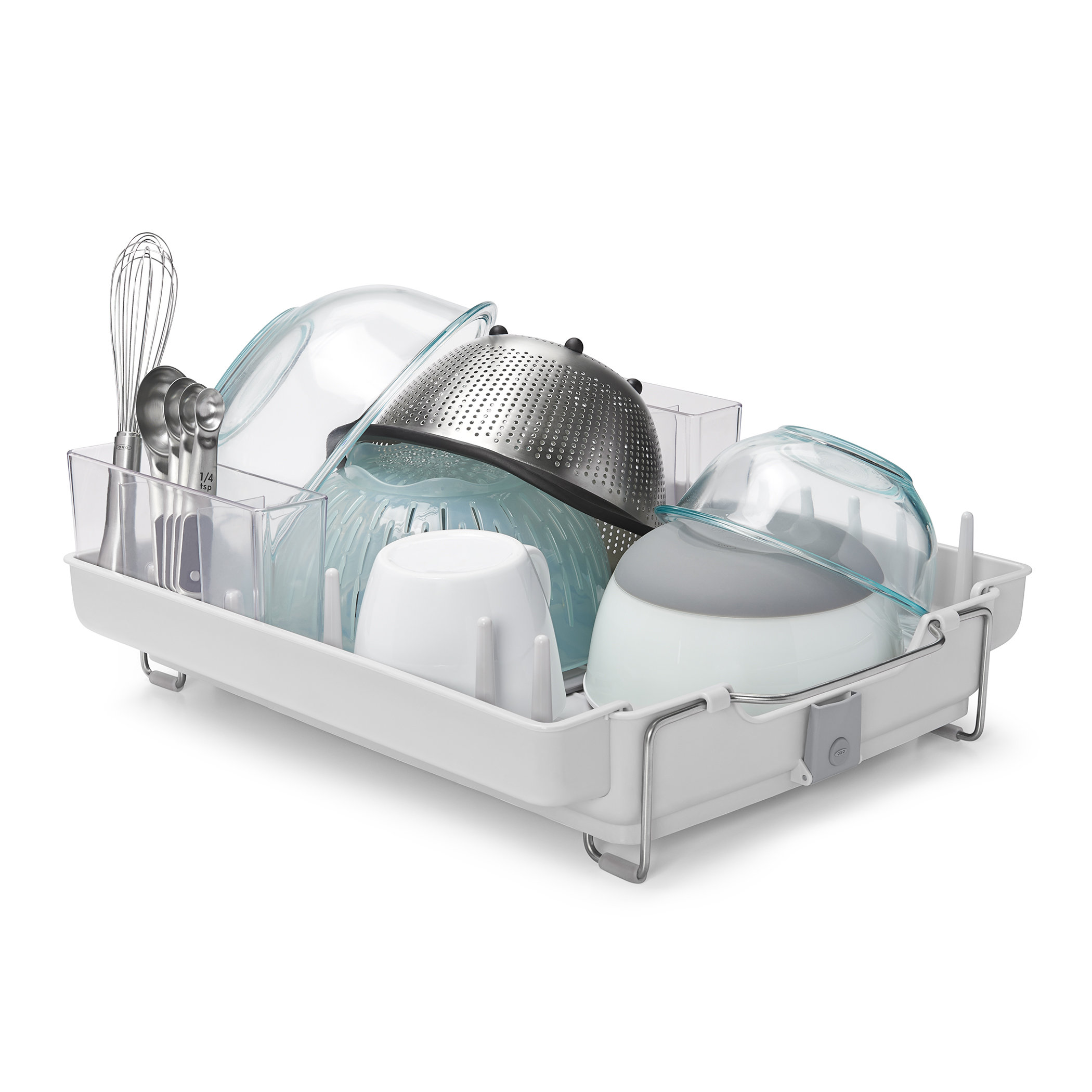OXO Stainless Steel Countertop Dish Rack & Reviews | Wayfair