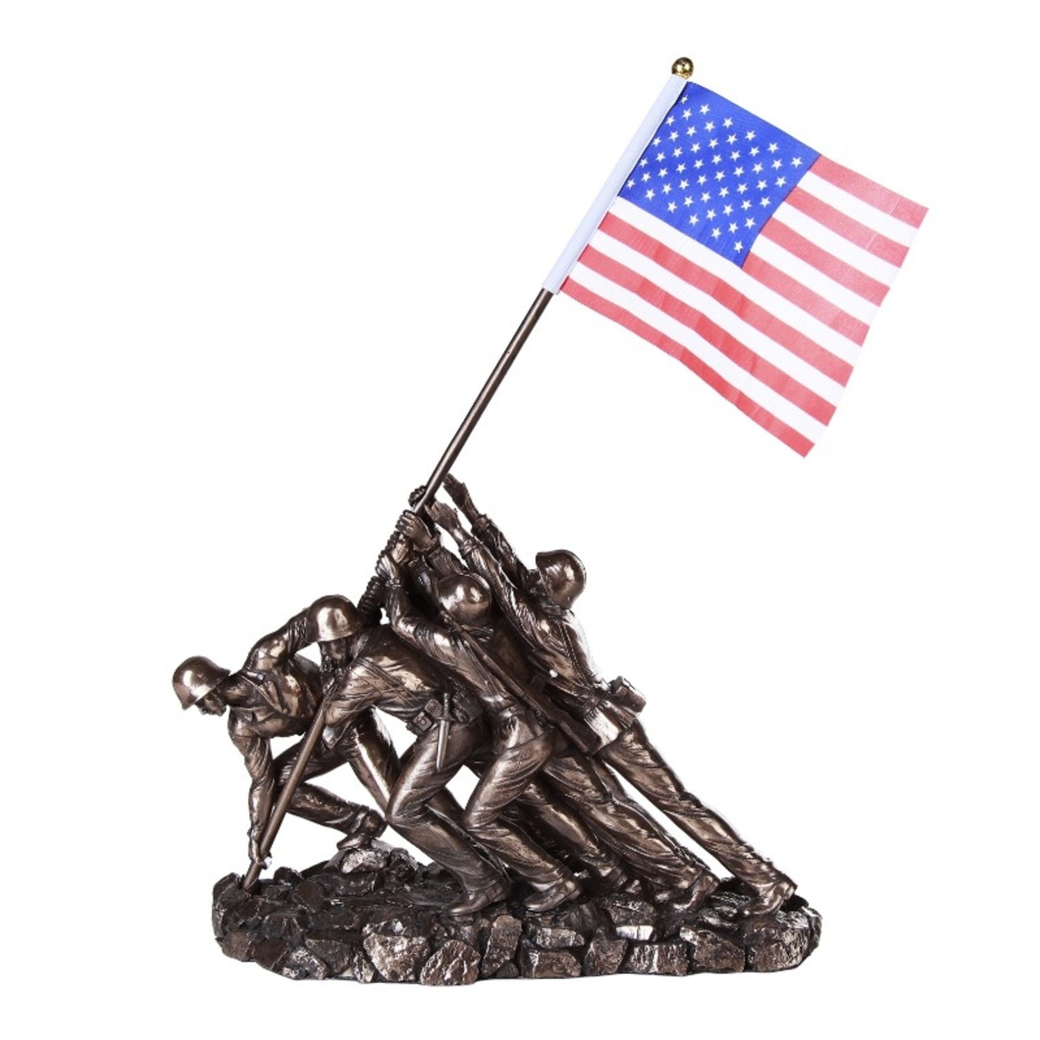 Trinx Iwo Jima Flag Raising Figurine | Wayfair