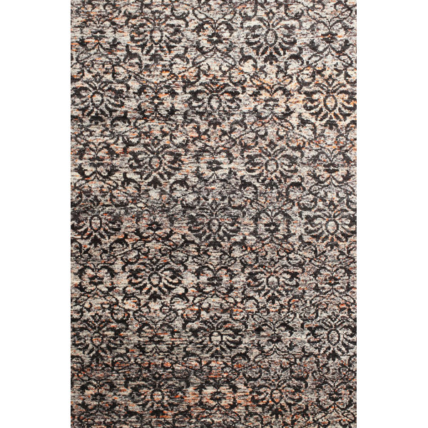East Urban Home Contemporary Black Area Rug | Wayfair