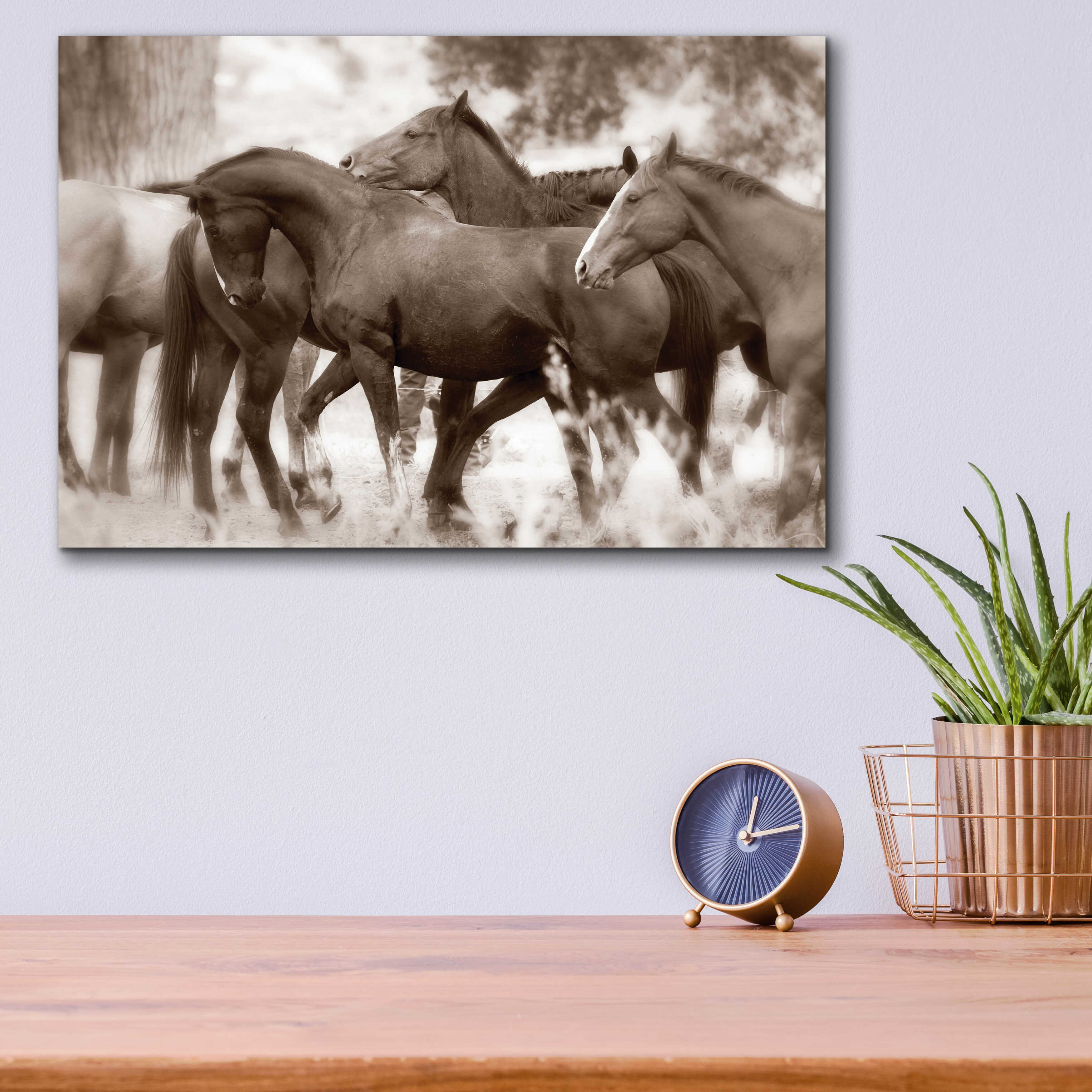 Union Rustic The Herd by Lisa Dearing - Unframed Graphic Art | Wayfair