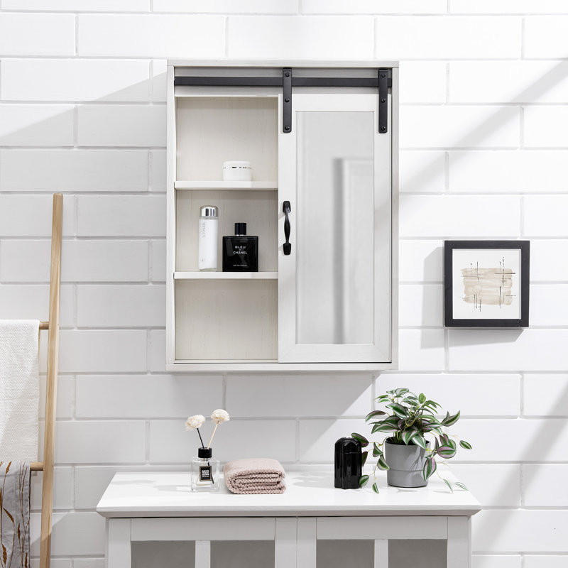 Gracie Oaks Jalia Wall Bathroom Cabinet & Reviews | Wayfair