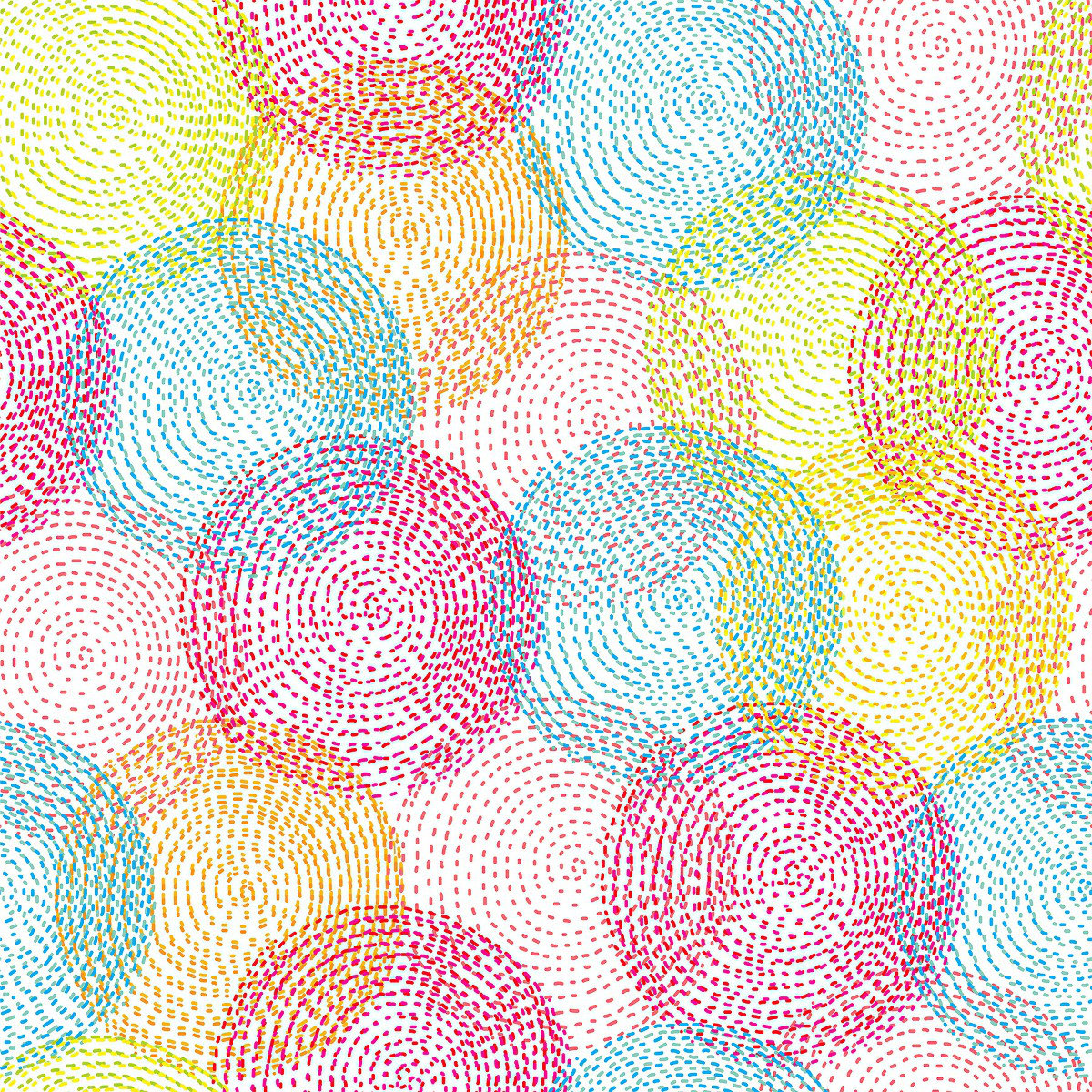 Latitude Run® Dotted Circles Wallpaper Geometric Wallpaper | Wayfair