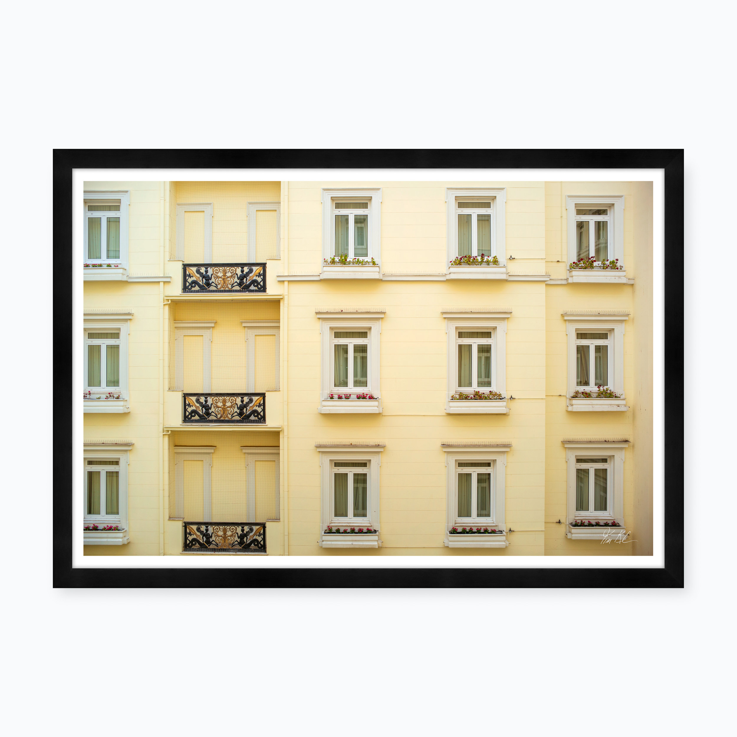 Tim Klein Greek Windows - Picture Frame Photograph | Wayfair