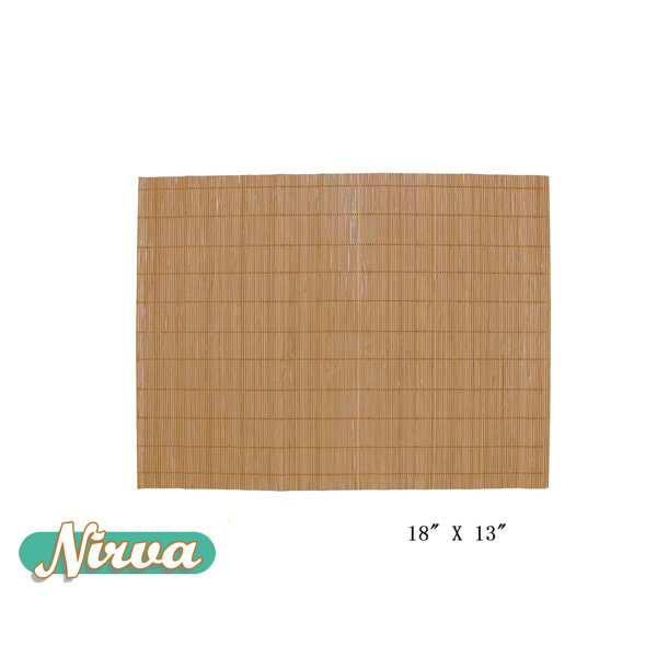 Nirva Vim Wood/Bamboo Rectangular Placemat | Wayfair