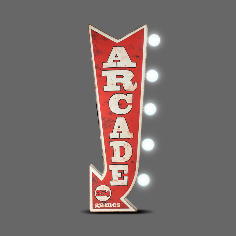CYRG Arcade Games LED Marquee Sign & Reviews | Wayfair