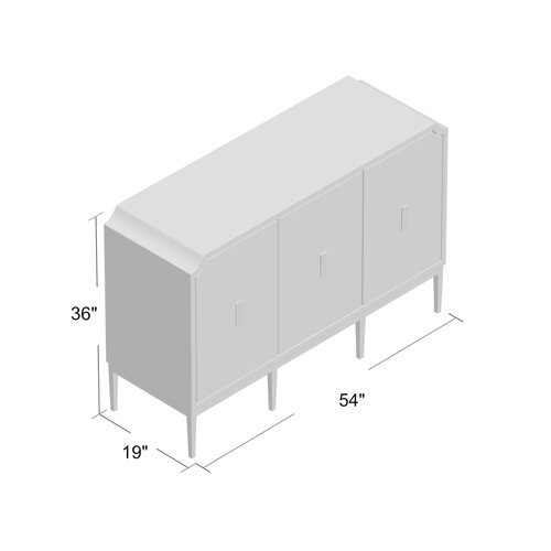 Currey & Company Kallista 54'' Buffet & Reviews | Perigold