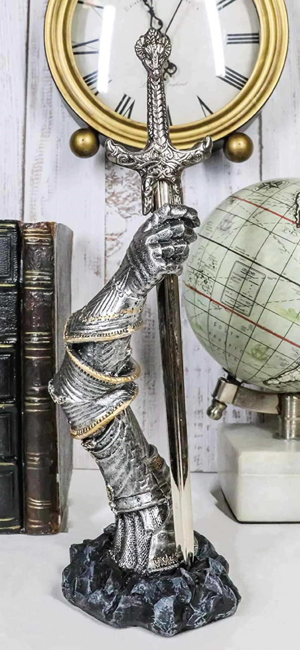 Bungalow Rose Classical Medieval Suit of Armor King Arthur Knight Arm ...