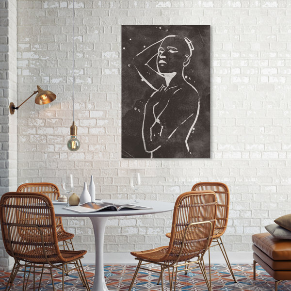 Everly Quinn People And Portraits Negative Space Portraits - Painting ...