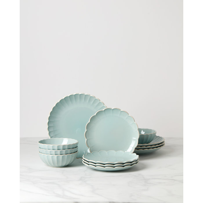Lenox French Perle Stoneware Dinnerware Set - Service for 4 | Wayfair