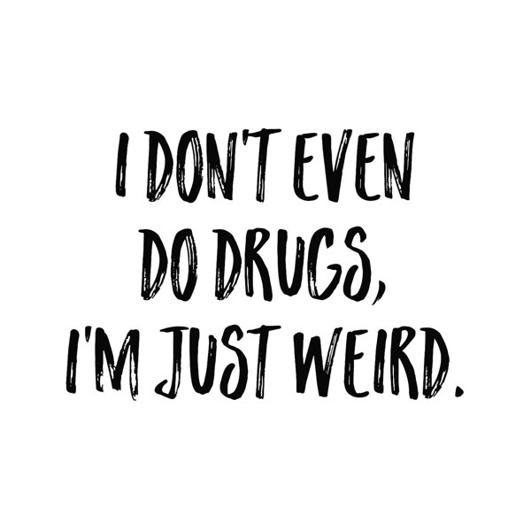 Trinx Don't Do Drugs - Wrapped Canvas Textual Art | Wayfair