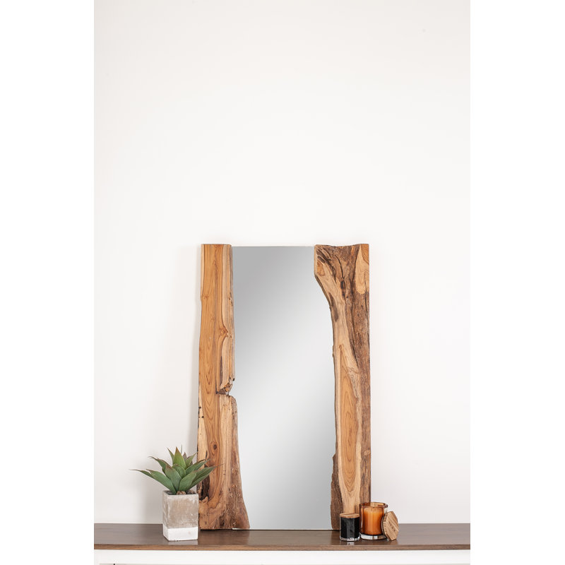 Union Rustic Tollefson Rectangle Wood Mirror & Reviews | Wayfair