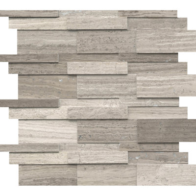 Emser Tile Metro Random Sized Limestone Mosaic Tile | Wayfair