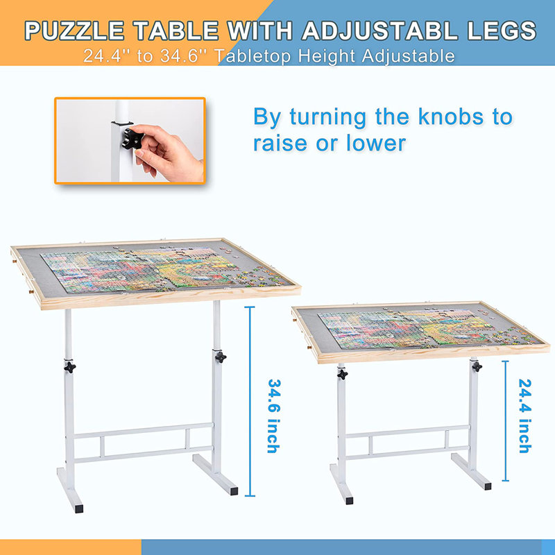 BittPicc Puzzle Table | Wayfair