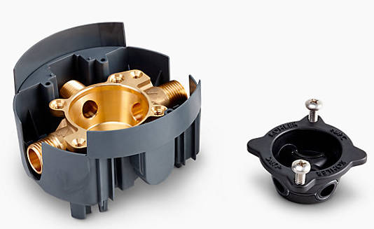 Kohler Rite-Temp Valve Body Rough-In with Service Stops and Universal ...