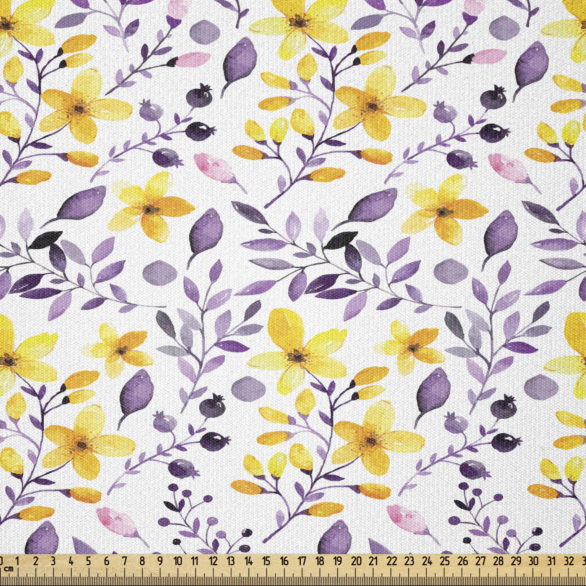 East Urban Home Flower Fabric By The Yard, Pattern With Flowers And ...