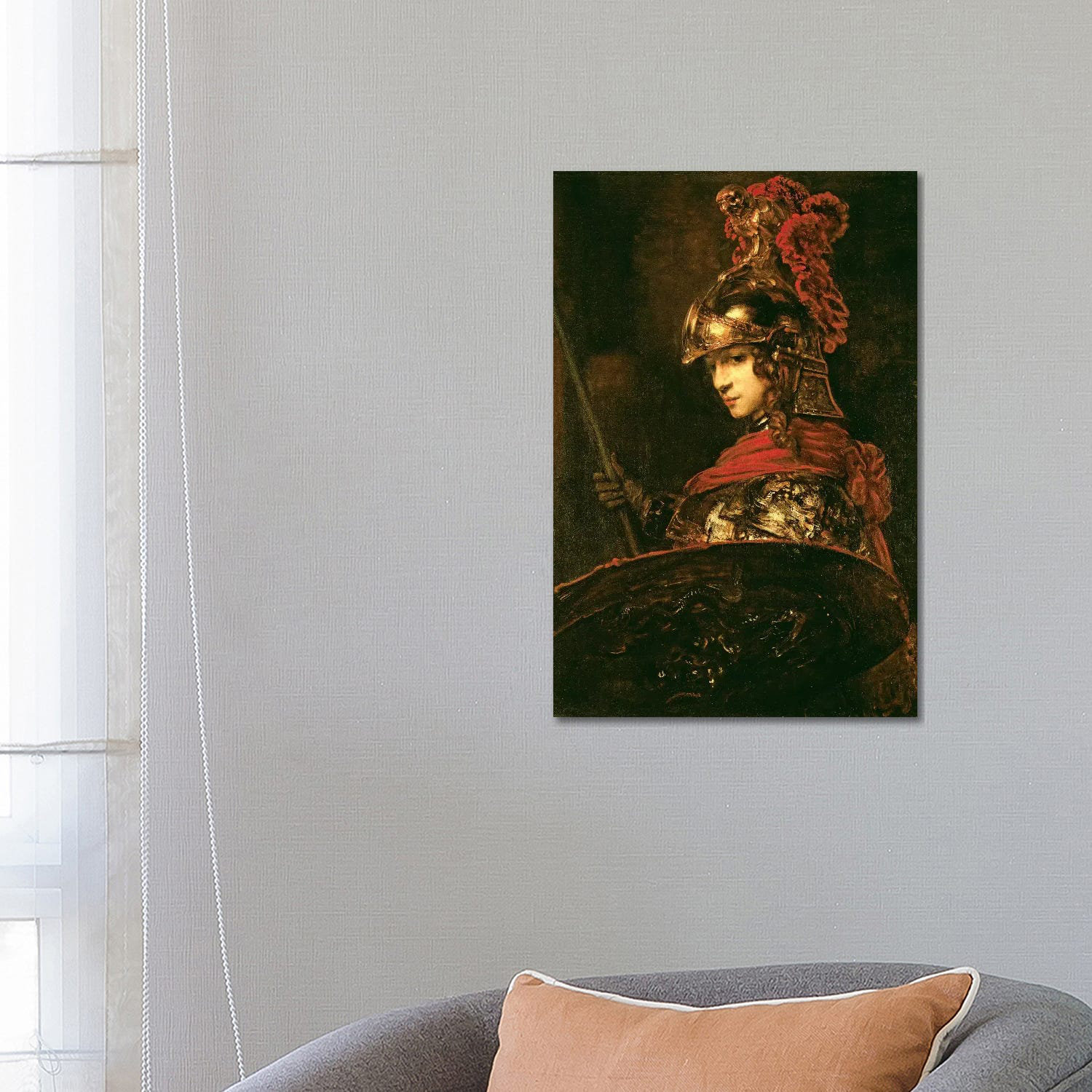 Astoria Grand Pallas Athena (Armoured Figure), 1664-65 by Rembrandt Van ...