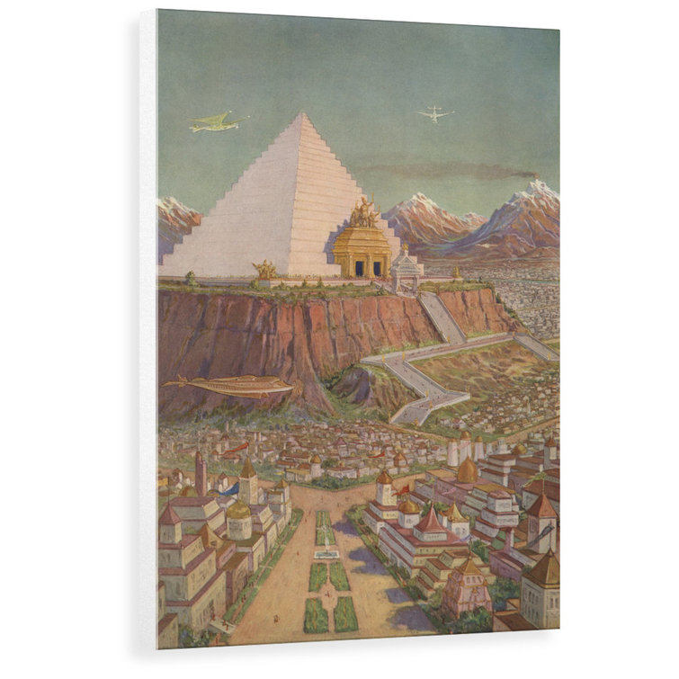 World Menagerie An Idealistic Depiction Of The Atlantean Mystery Temple ...