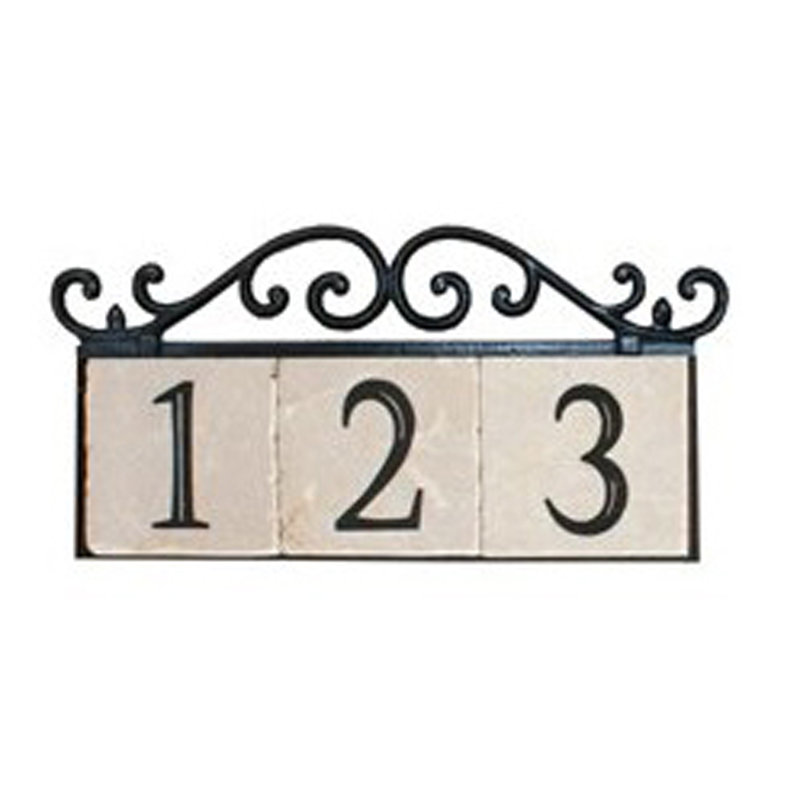 NACH Geogia 1-Line Address Plaque Frame | Wayfair