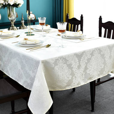 Rosdorf Park Damask Tablecloth & Reviews | Wayfair